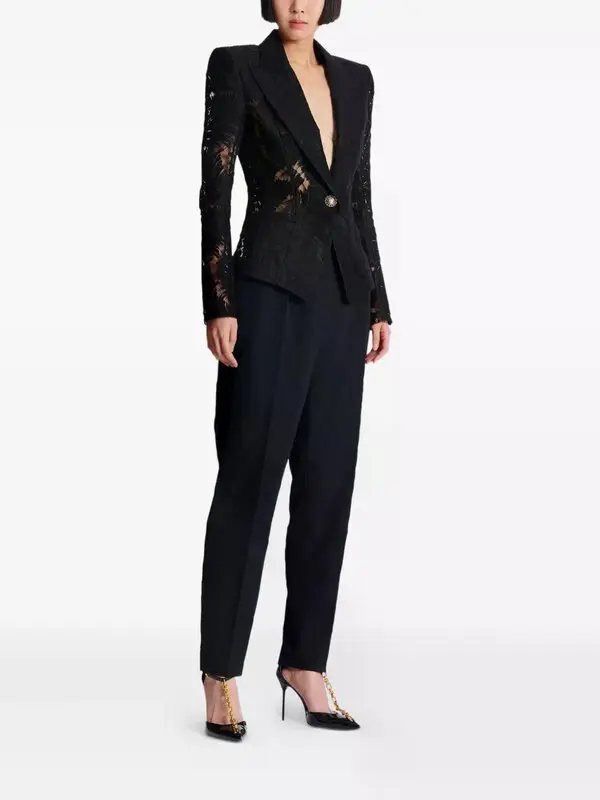Balmain Lace Fitted Jacket