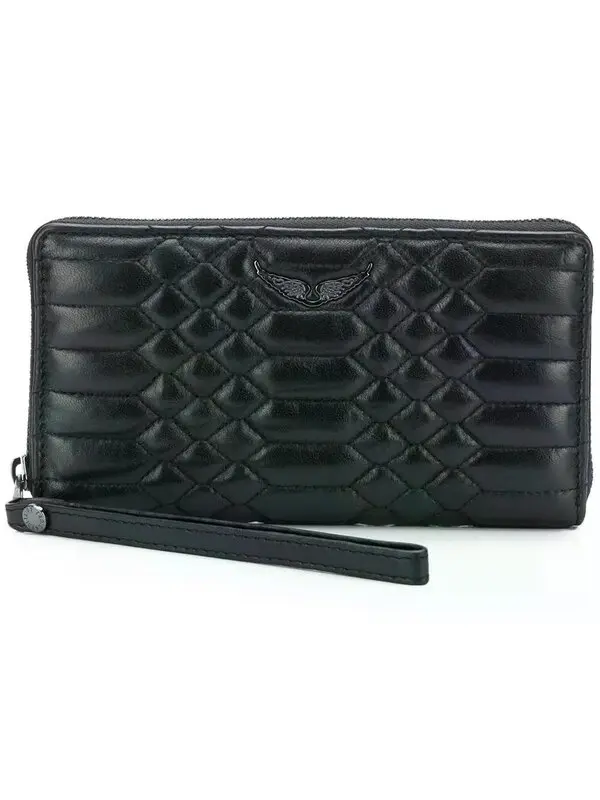 Zadig&Voltaire Compagnon Matelassé Wallet - Black