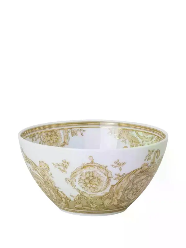 Versace Barocco-print Bowl - Neutrals