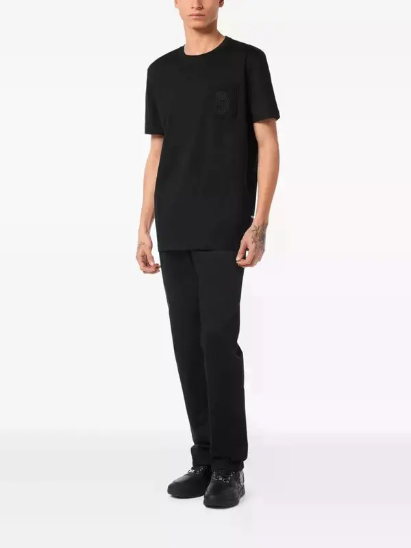 BILLIONAIRE Crest Round-neck T-shirt - Black
