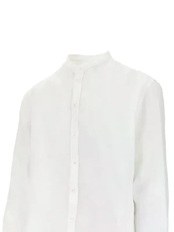 Emporio Armani Collarless Long-sleeve Shirt