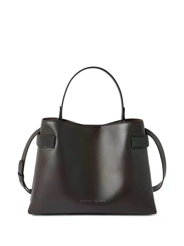 Brunello Cucinelli Essence Leather Tote