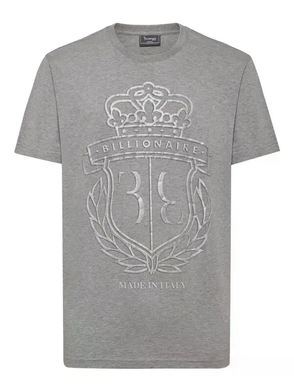 BILLIONAIRE Crest Round-neck T-shirt