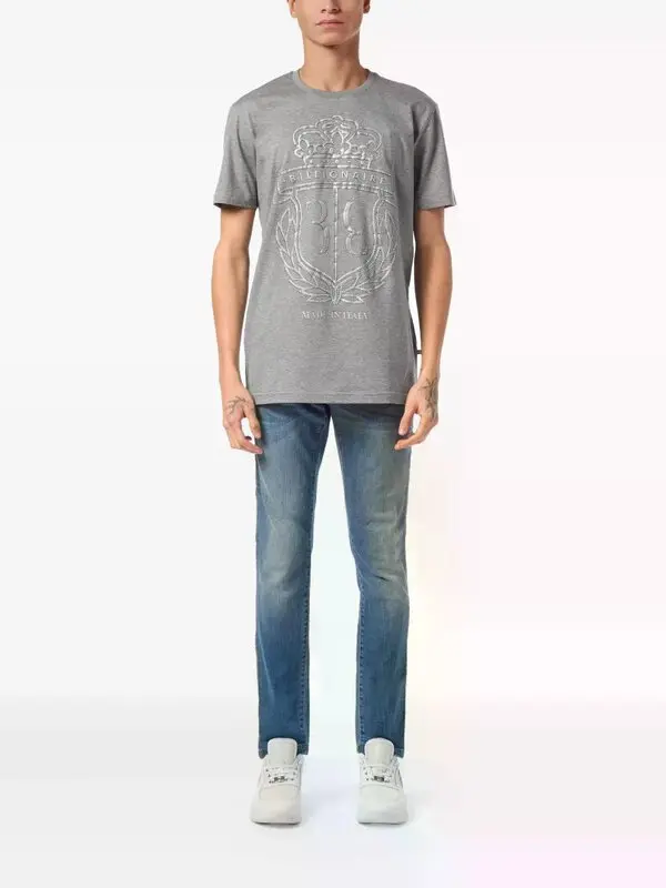 BILLIONAIRE Crest Round-neck T-shirt
