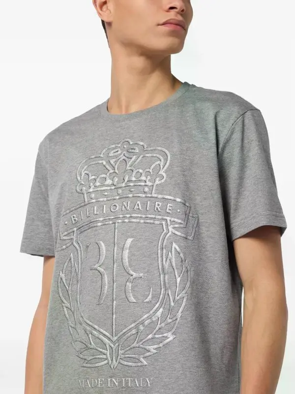 BILLIONAIRE Crest Round-neck T-shirt