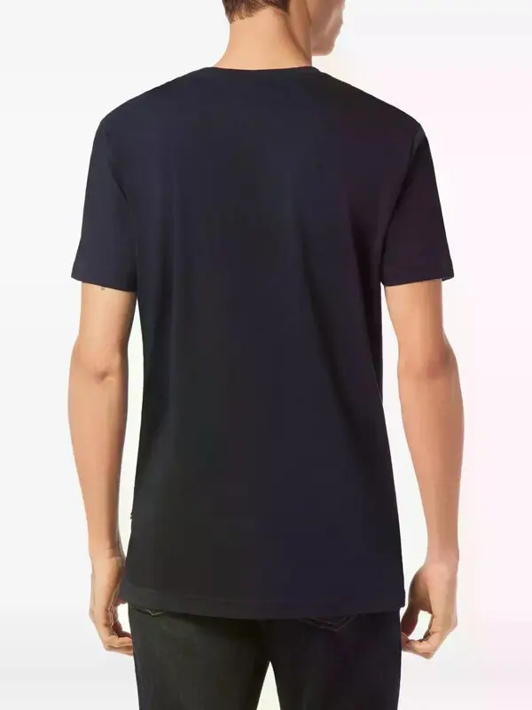 BILLIONAIRE Crest Round-neck T-shirt - Blue