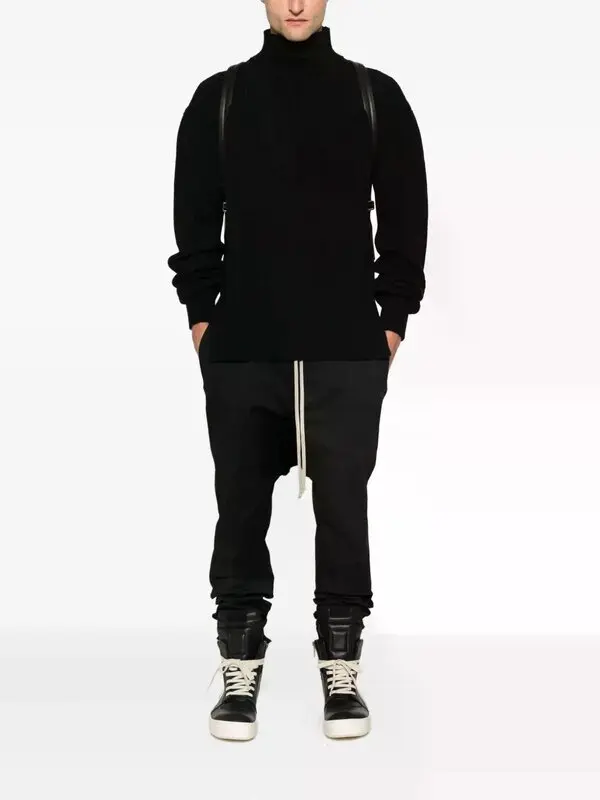 Rick Owens High-neck Sweater - Black