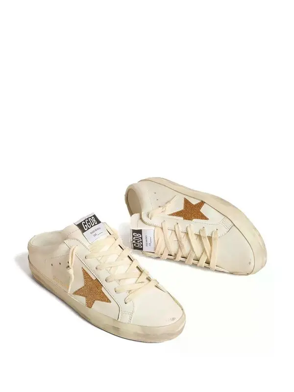 GOLDEN GOOSE Super-star Sabot Leather Sneakers
