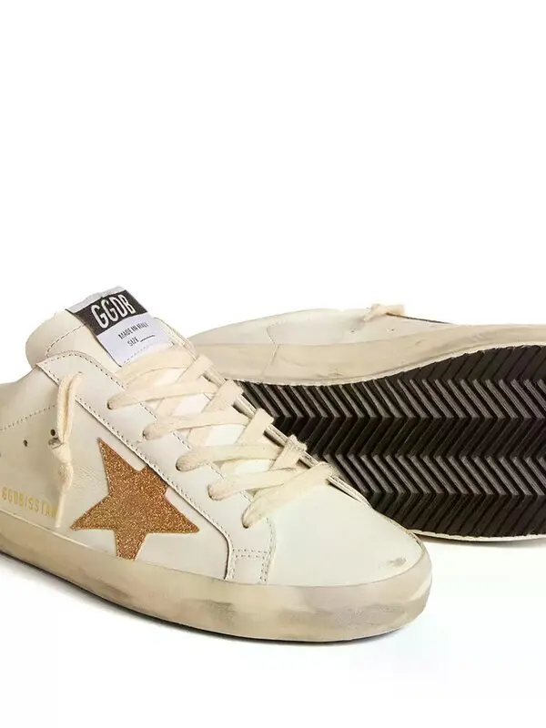 GOLDEN GOOSE Super-star Sabot Leather Sneakers