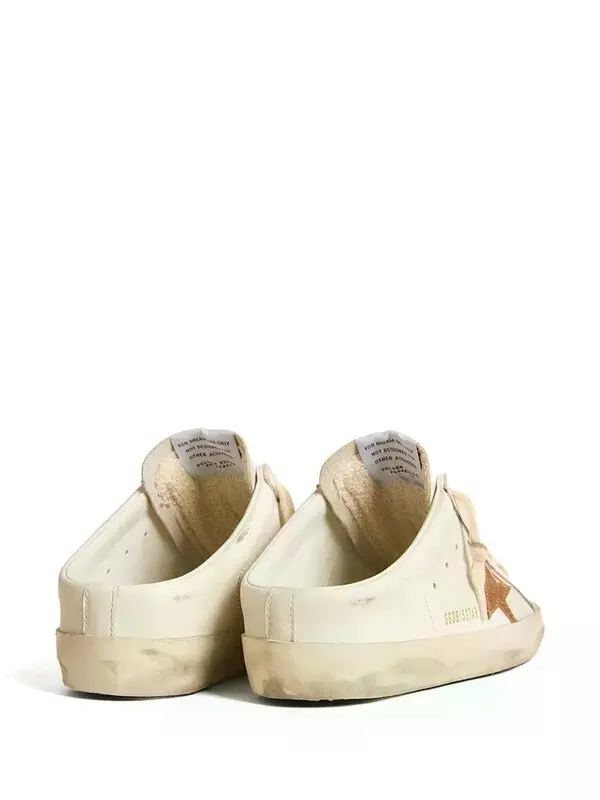 GOLDEN GOOSE Super-star Sabot Leather Sneakers