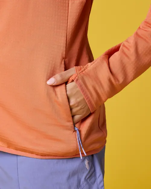 COTOPAXI Otero Fleece Full-zip Hooded Jacket - Grapefruit