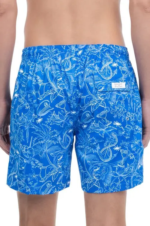 Kenny Flowers Margaritaville The Ode To Jimmy Swim Trunks