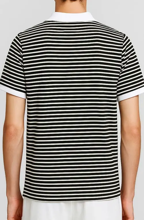 D.RT Stripe Polo