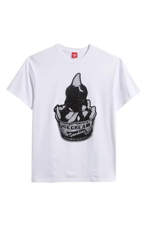 ICECREAM Gleam Embellished T-shirt