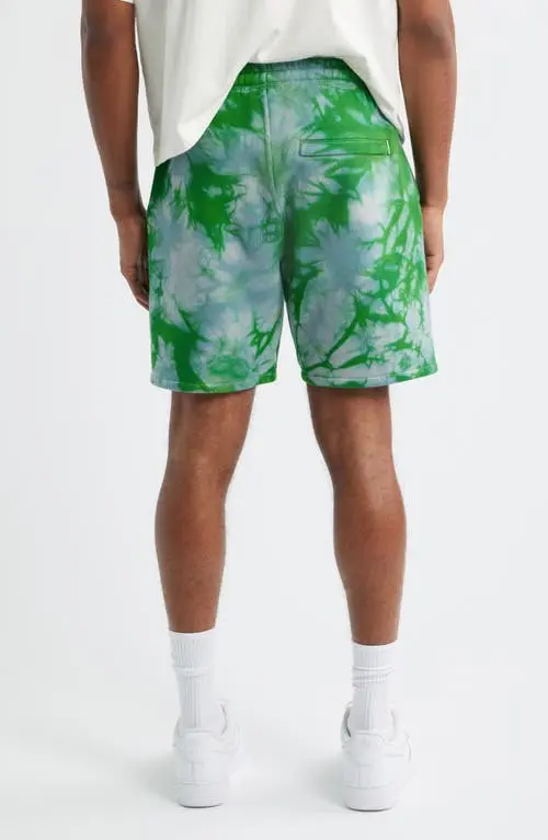 ICECREAM Villain Tie-dye Fleece Shorts - Castle Rock