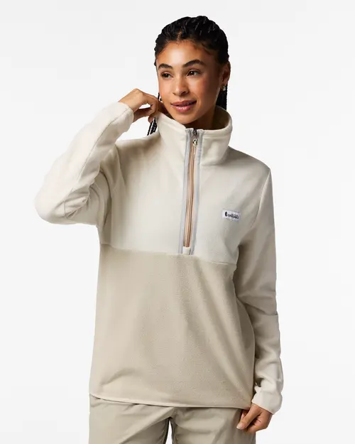 COTOPAXI Amado Fleece Pullover - Chalk And Mineral
