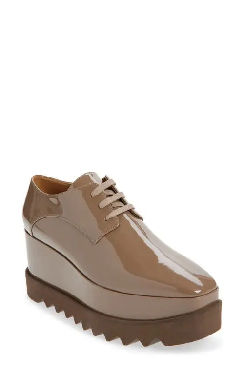 Stella McCartney Sneakelyse Platform Sneakers - Caffelatte