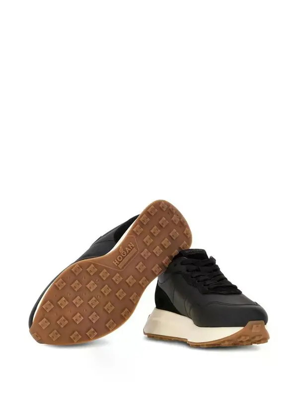 Hogan Leather Panelled Sneakers