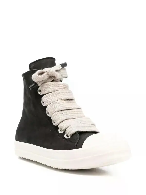 Rick Owens Jumbolaced High-top Sneakers - Black