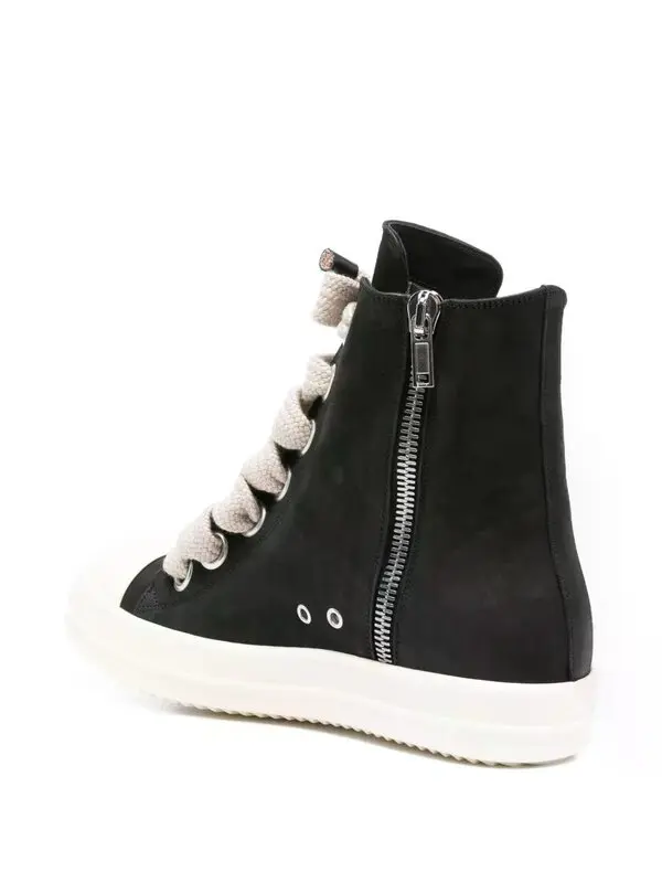 Rick Owens Jumbolaced High-top Sneakers - Black