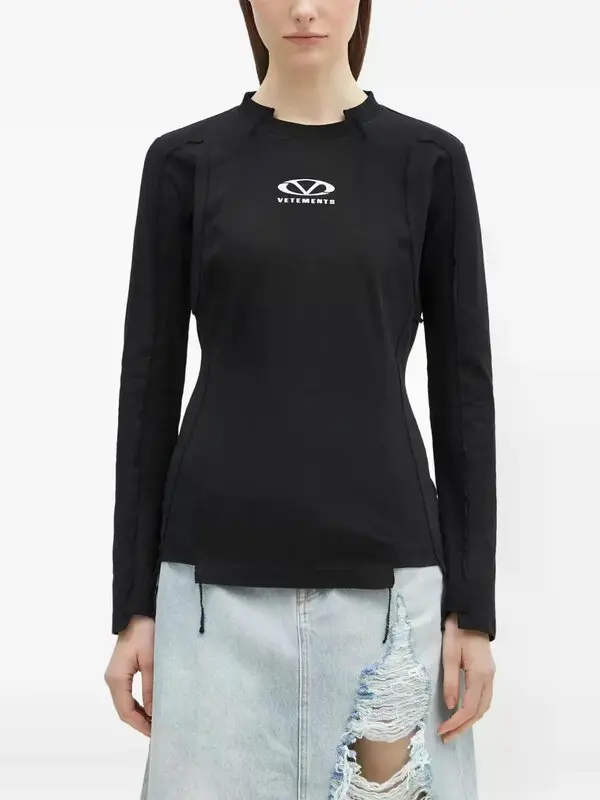Vetements Exposed-seam T-shirt