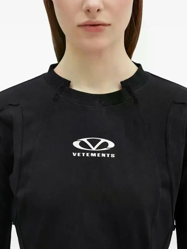 Vetements Exposed-seam T-shirt