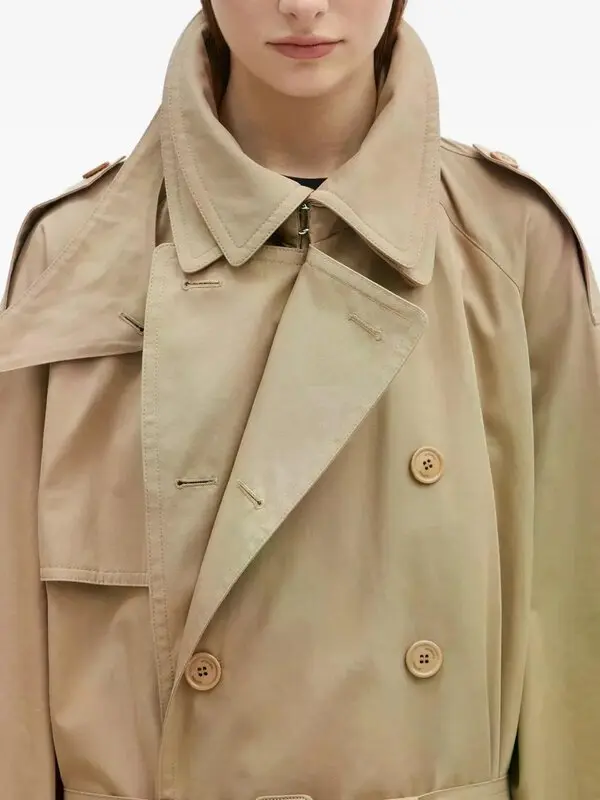 Vetements Double-breasted Belted Trench Coat