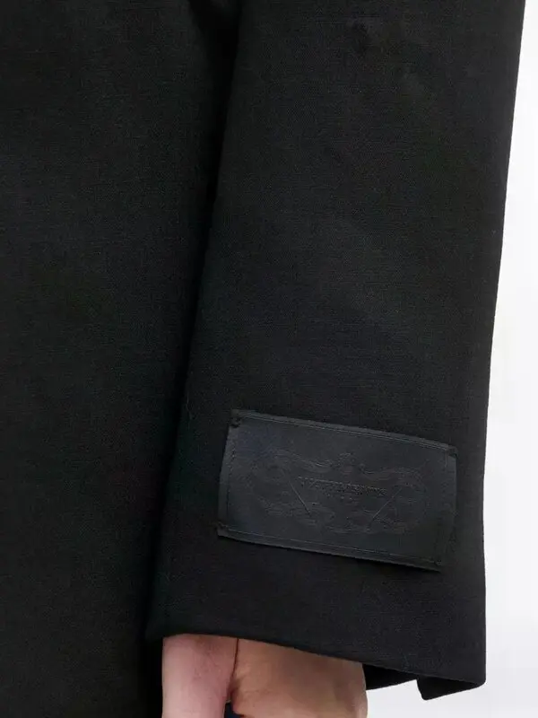 Vetements Logo-patch Blazer