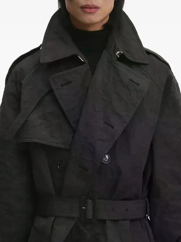 Vetements Double-breasted Belted Trench Coat