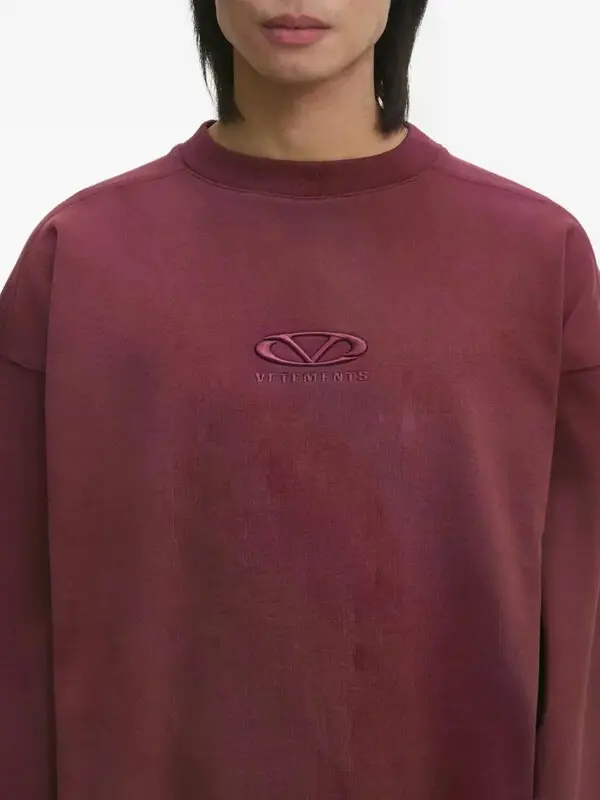 Vetements Logo-embroidered Sweatshirt