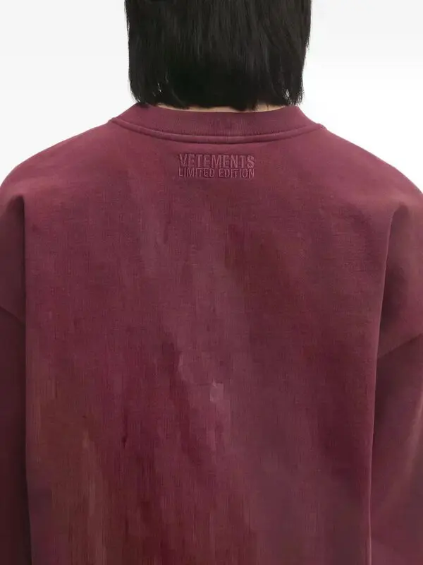 Vetements Logo-embroidered Sweatshirt