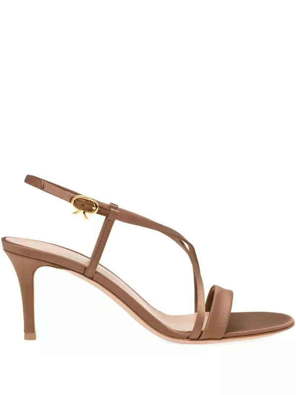 GIANVITO ROSSI Satin Heeled Sandals