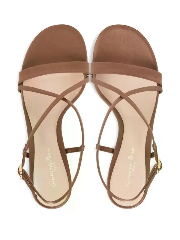 GIANVITO ROSSI Satin Heeled Sandals