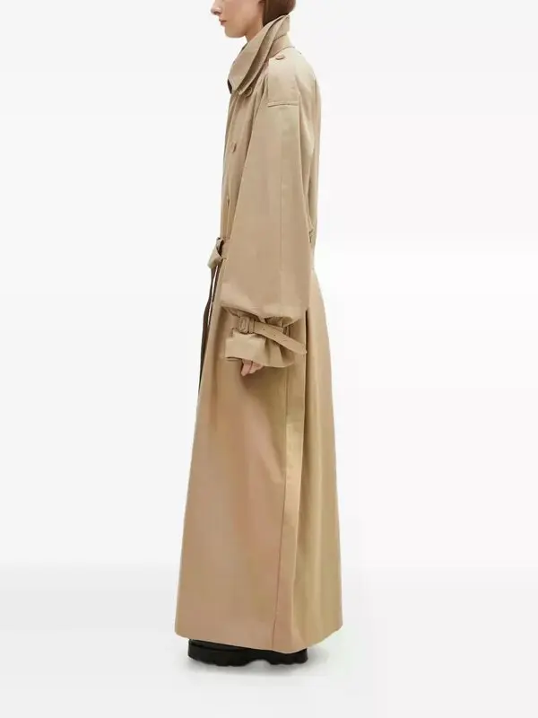 Vetements Double-breasted Belted Trench Coat