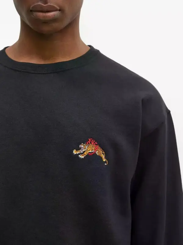 WACKO MARIA X Tim Lehi Tiger-embroidered Sweatshirt