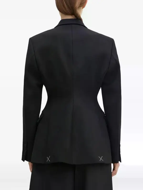 Vetements Structured Blazer With Logo Patch