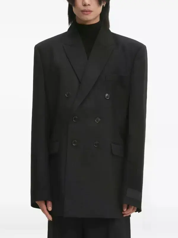 Vetements Pinstriped Double-breasted Blazer