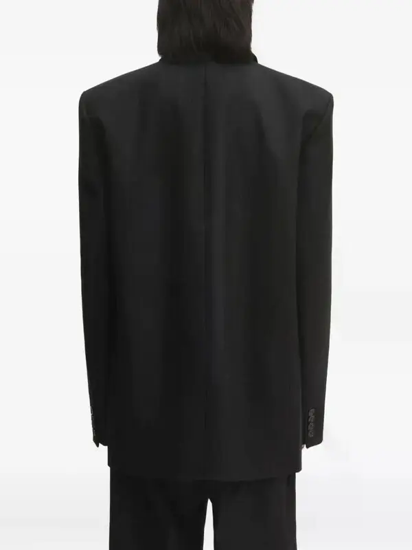 Vetements Pinstriped Double-breasted Blazer