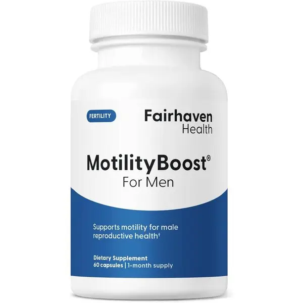 FAIRHAVEN HEALTH Motilityboost For Male Fertility Supplement 60 Capsules - One-color