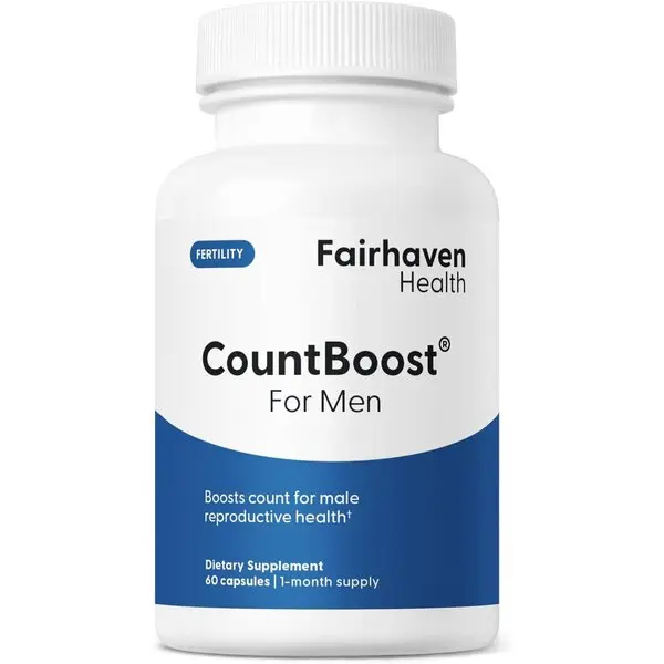 FAIRHAVEN HEALTH Countboost For Male Fertility Supplement 60 Capsules - One-color