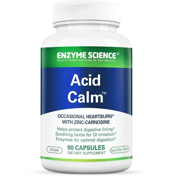 ENZYME SCIENCE Acid Calm 90 Capsules - One-color