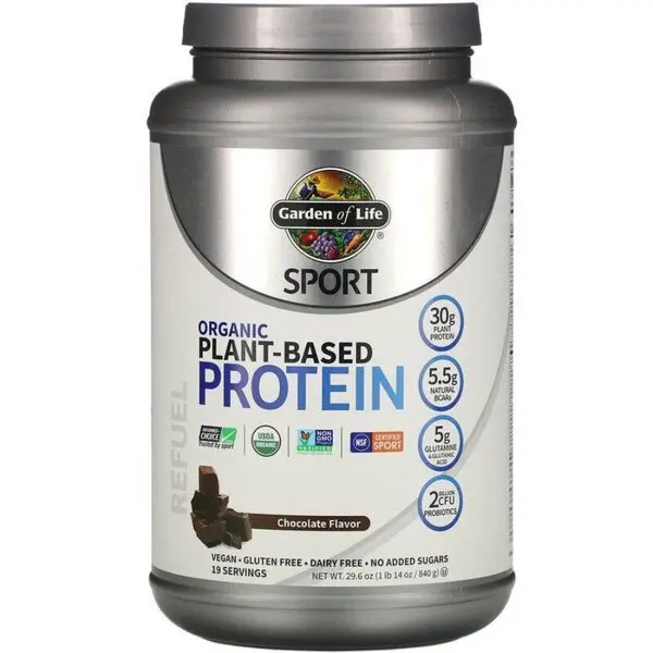 GARDEN OF LIFE Sport Organic Plant-based Protein Chocolate 840 Grams - One-color