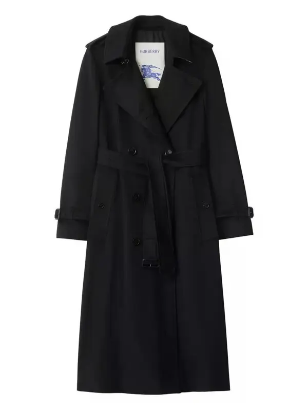 Burberry Double-breasted Trench Coat - Black