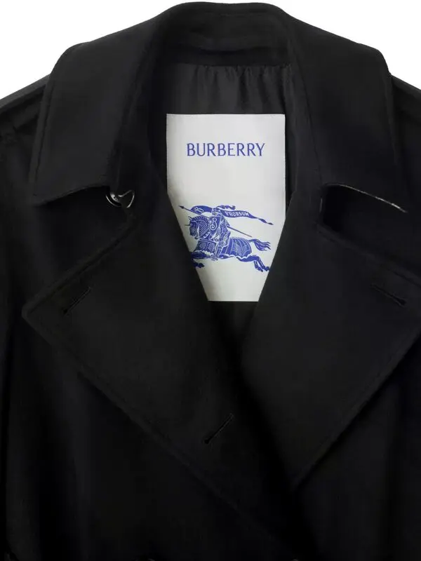 Burberry Double-breasted Trench Coat - Black