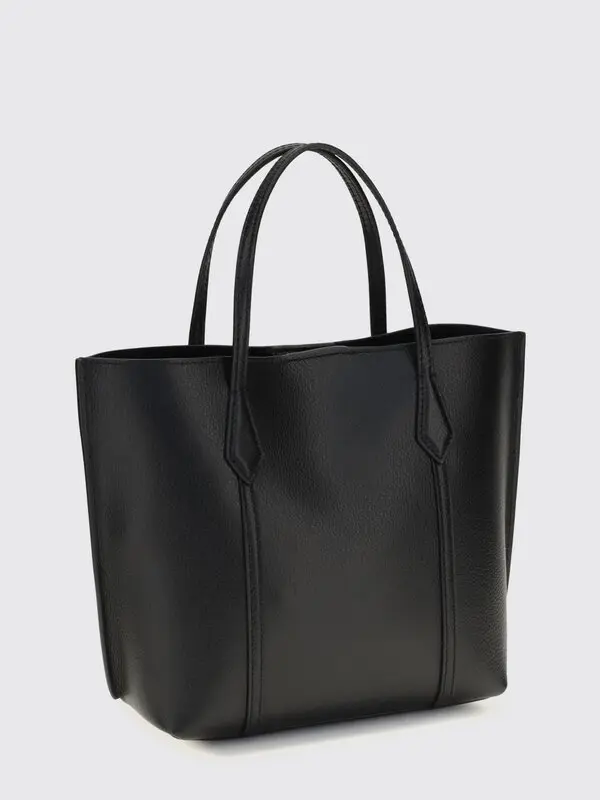 Tory Burch Perry Mini Grained Leather Handbag With Removable Pouch - Black