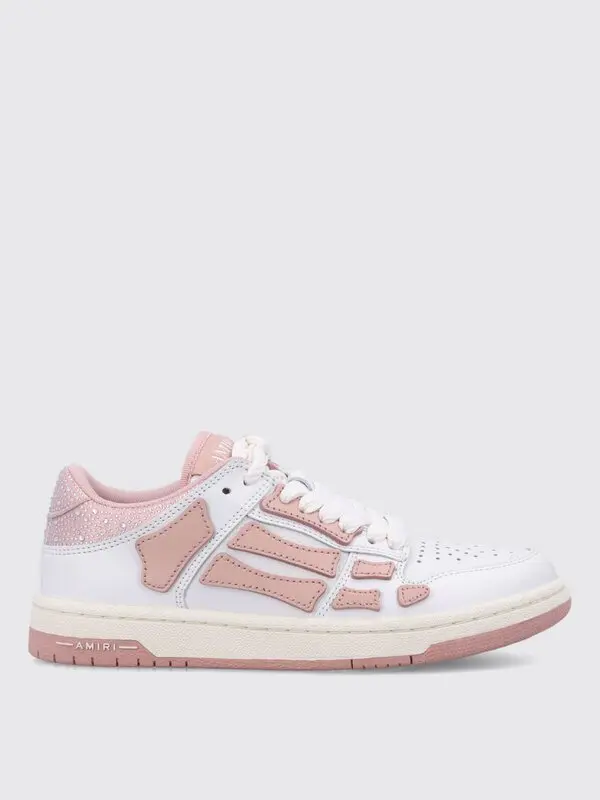 Amiri Embossed Bone Sneakers
