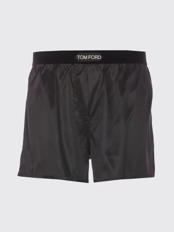 TOM FORD Silk Satin Boxers - Black