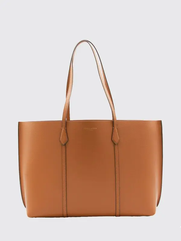 Tory Burch Perry Leather Shopping Bag - Brown