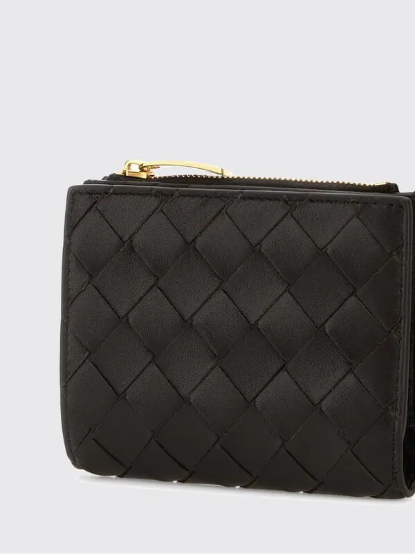 Bottega Veneta Intrecciato Calfskin Bifold Wallet - Brown