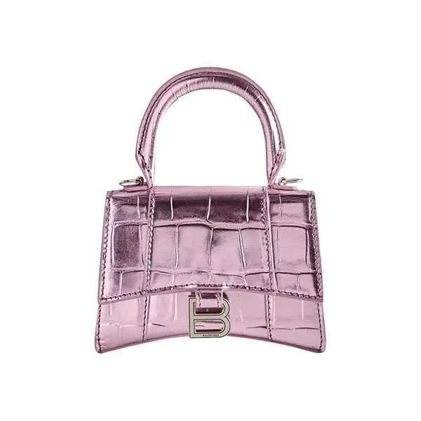 Balenciaga Hourglass Mini Handbag - Pink